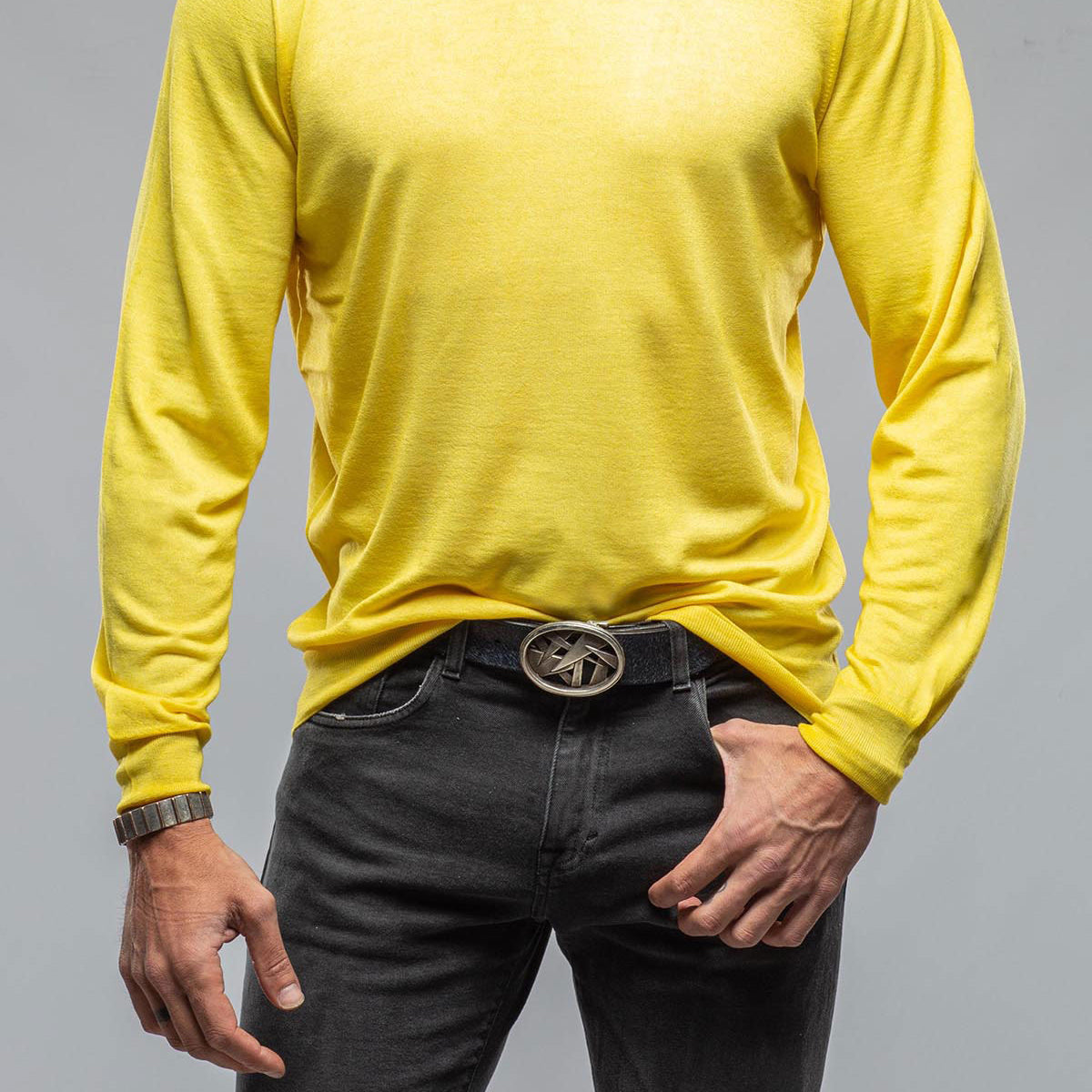 Kane Merino Crew In Yellow – Axel's Outpost